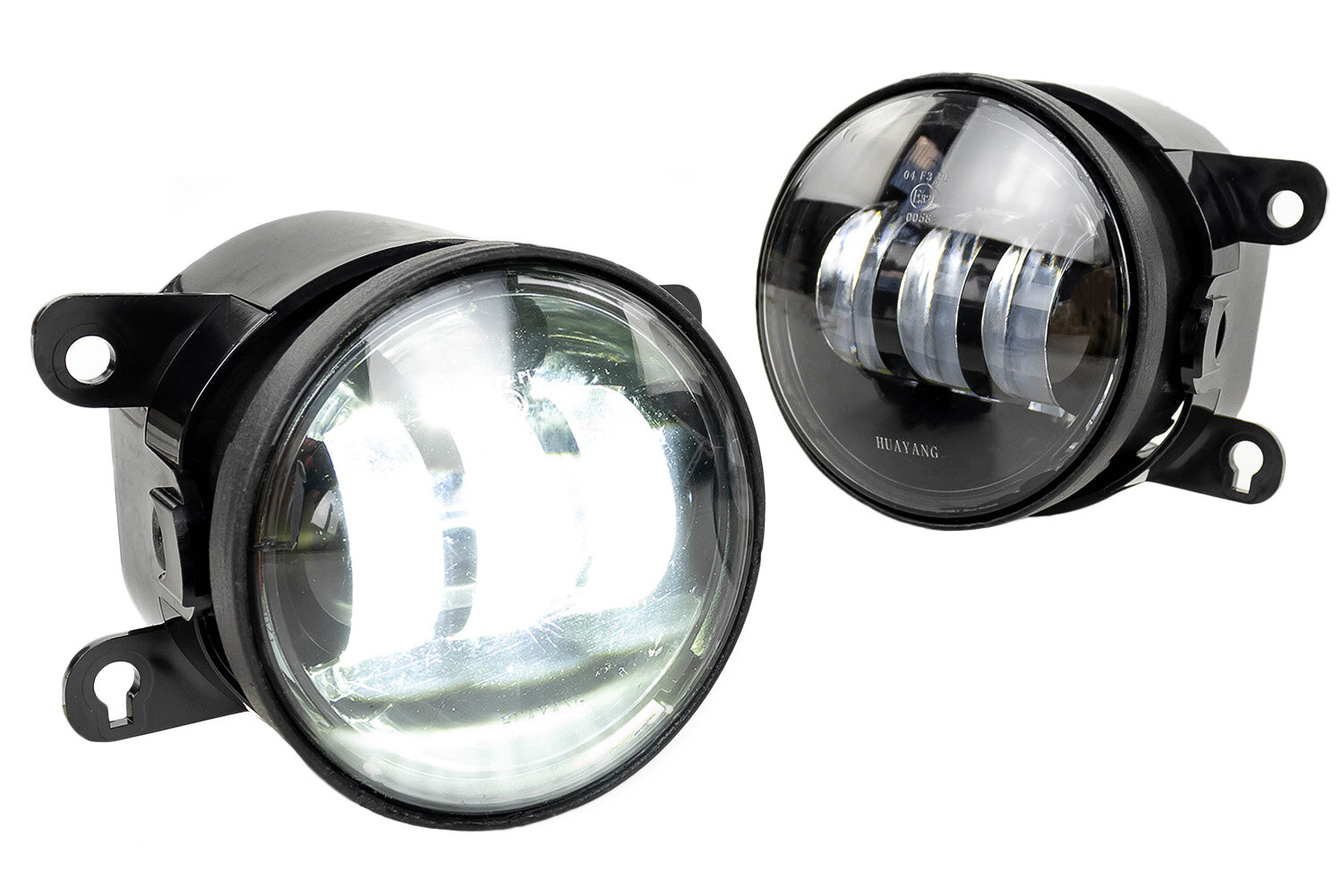 ПТФ светодиодные двухцветные Эконом 22W, 2800lux на Гранта FL, Веста, Веста NG, Икс Рей, Ларгус FL, Нива Урбан, Renault