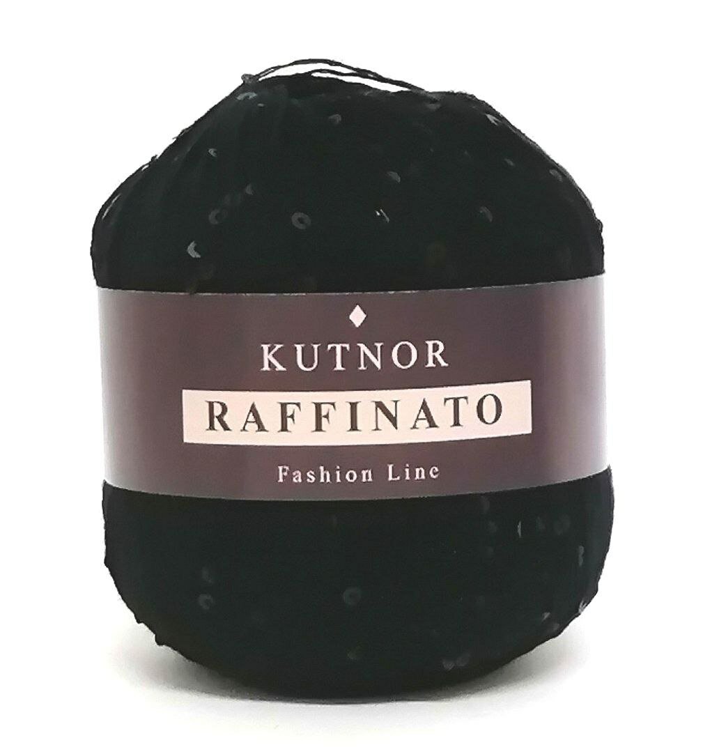 Пряжа c пайетками Kutnor Raffinato (011) 1 моток 50 г/415 м