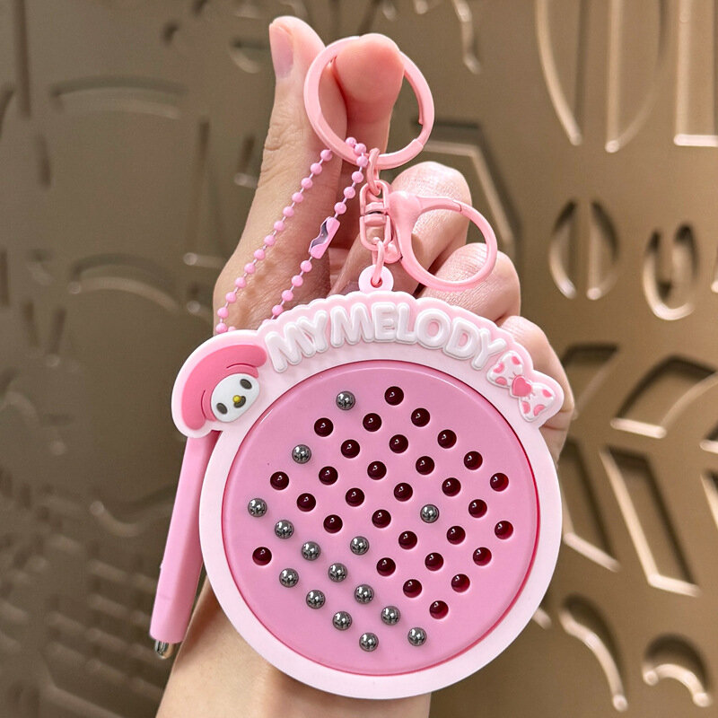 Креативный антистрессовый магнитный стальной шарик, доска для рисования, брелок, подвеска для рюкзака, брелок для автомобиля, украшение для хранения, подарок для детей