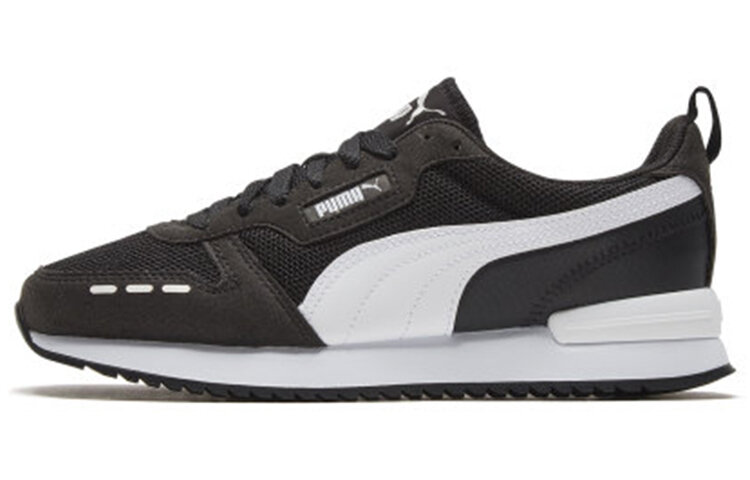 Кеды PUMA R78, размер 39 EU, черный, белый — фото 1
