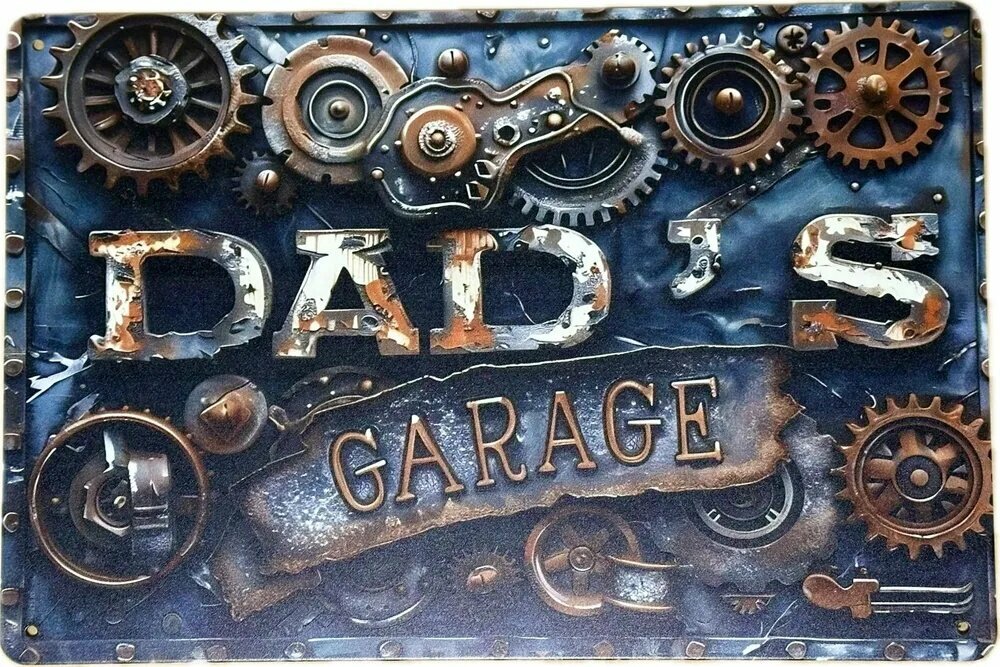 Табличка Мото металл интерьерная в гараж в бар на стену 20х30см