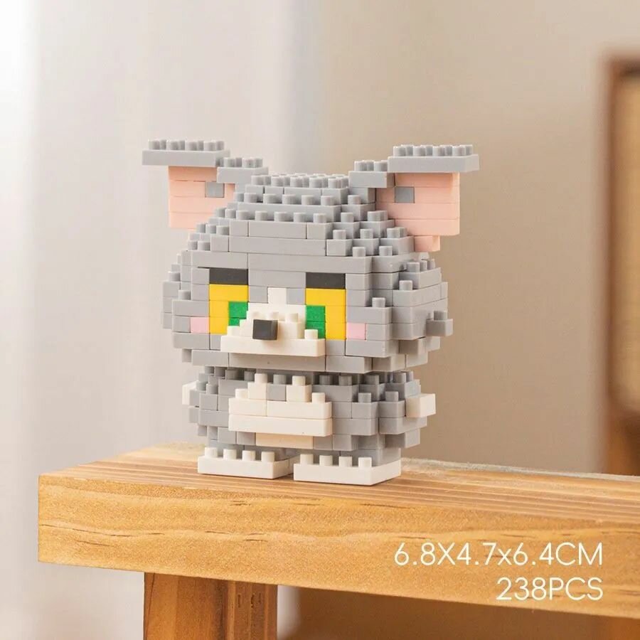 Мини-конструктор, 3D фигурка/игрушка из мультиков