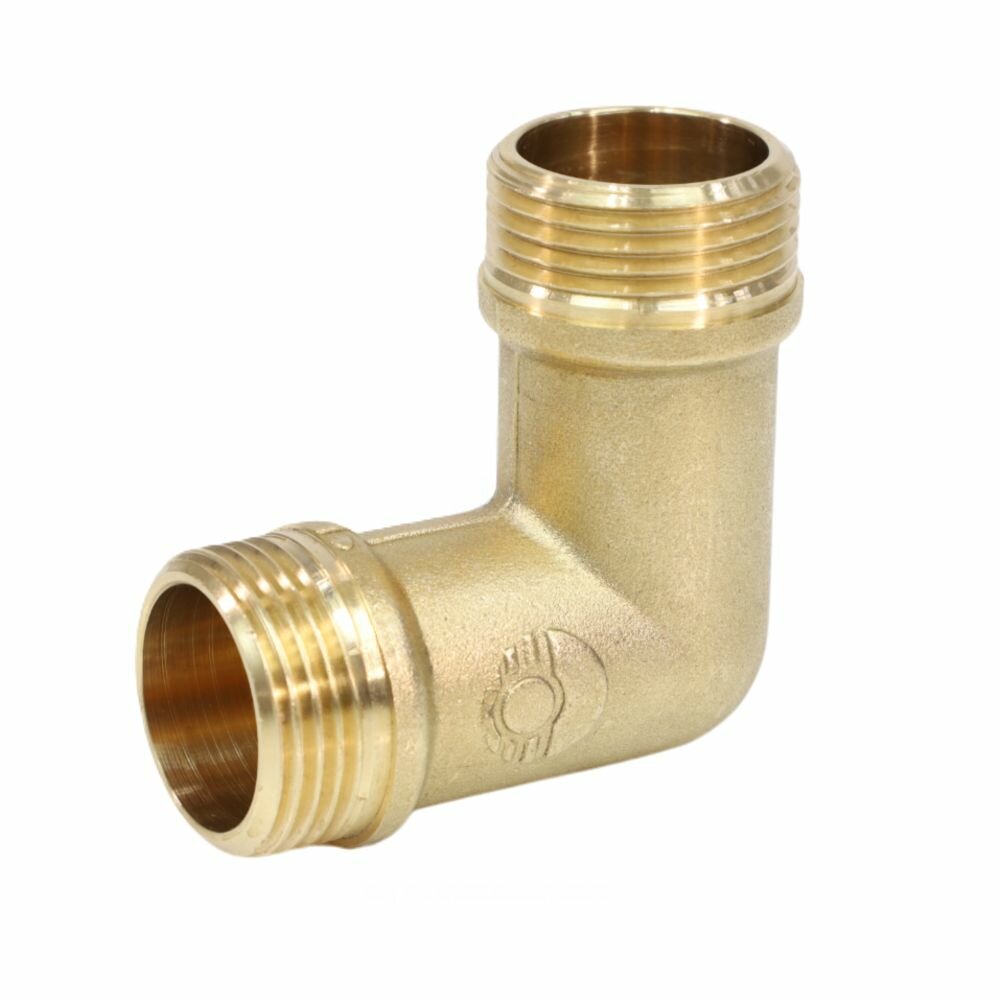 Угольник латунь Ду 20 (3/4") НР/НР VALFEX VF.093. L.034
