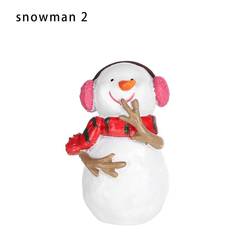 Фигурка декоративная snowman 2, высота 8 см