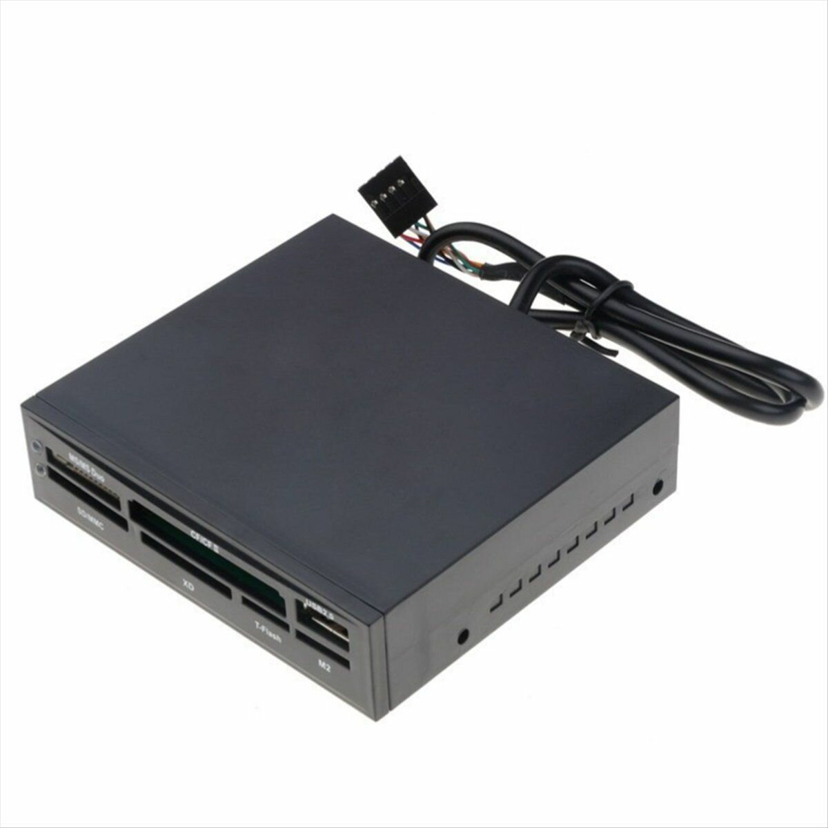 Встроенный кардридер, USB-концентратор, адаптер для записи карт памяти TF для корпуса ПК, поддерживающий 3,5-дюймовые жесткие диски.