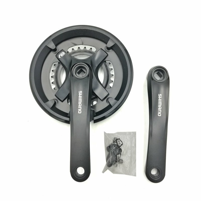 Система Shimano Tourney TY501, 175мм, для 2x7/8ск, Кв, 46/30, с защитой от цепи, EFCTY5012E60CLB