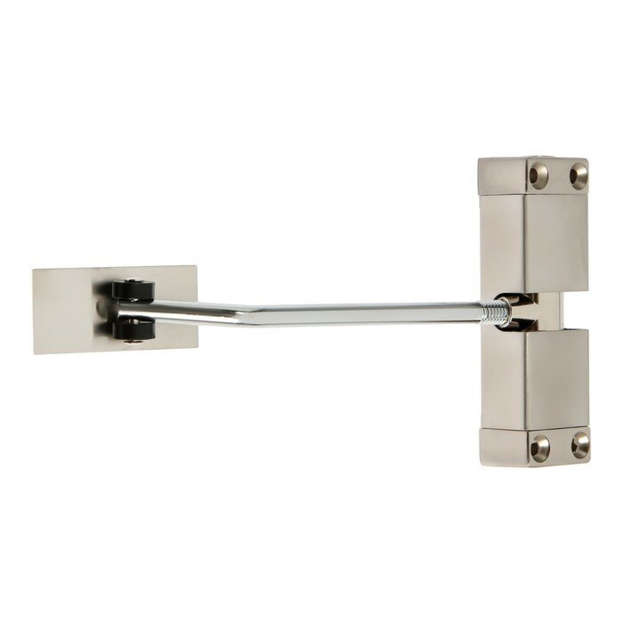 Доводчик дверной пружинный LOCKLAND DS-10, цвет серебро 35 кг 9570304