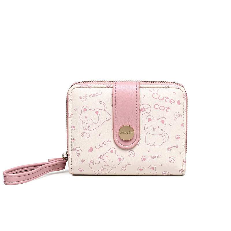 Кошелек , фактура плетеная, pink