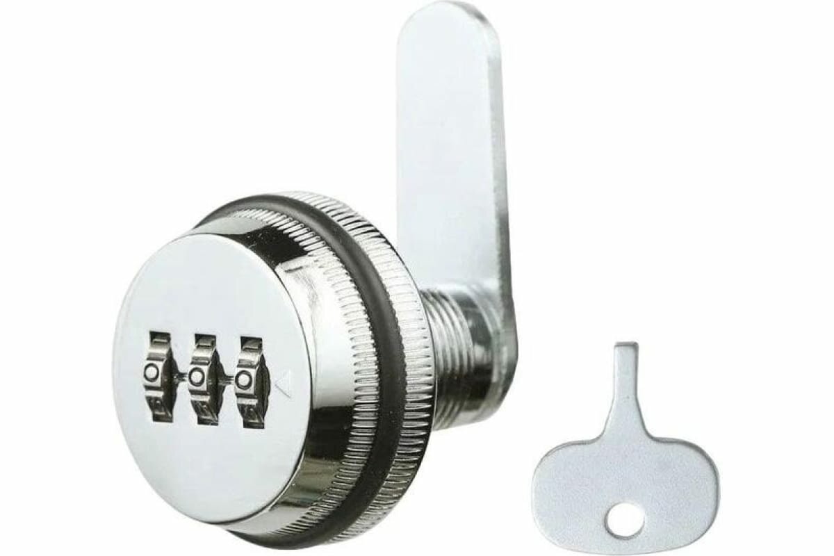 Стандарт Мебельный врезной замок ЗМК 090-20 мм кодовый 14868 для надежной защиты