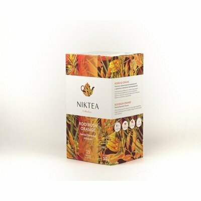 Чай NIKTEA ройбуш оранж, 25 пакx2гр/уп, 720412