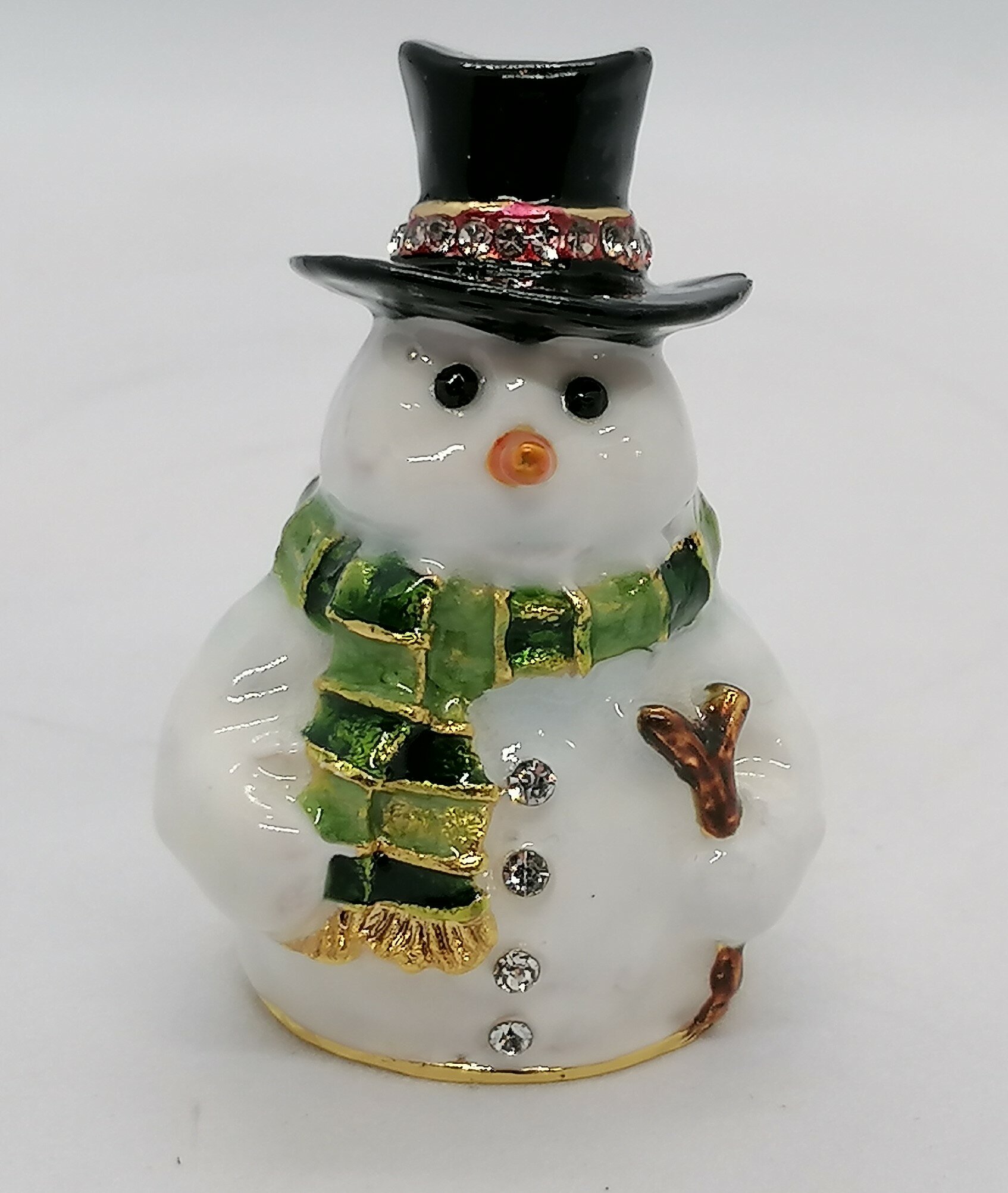 Наперсток Фаберже " Снеговик "