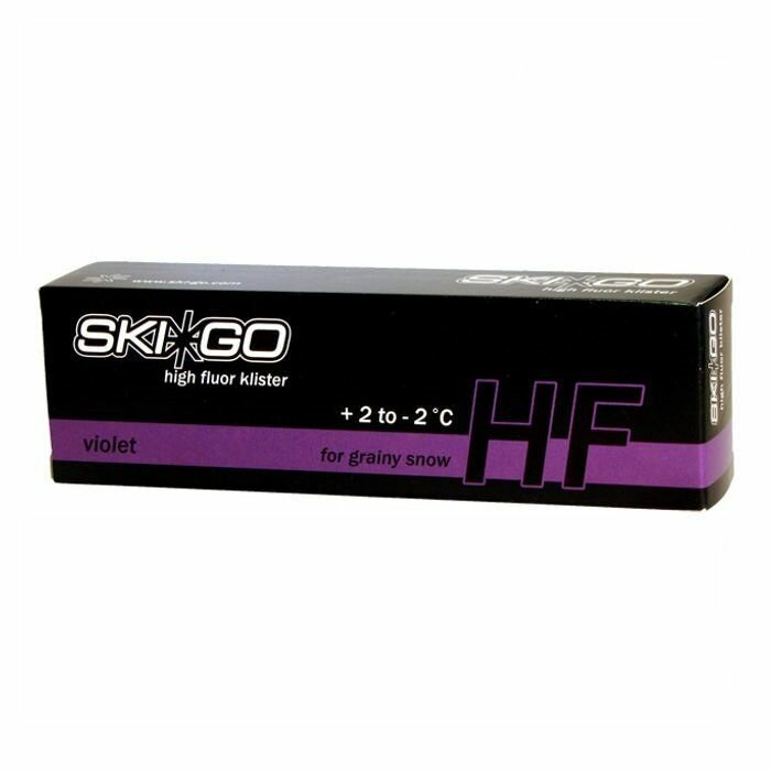 Клистер SKIGO HF Klister Violet (крупнозерн. снег, лед, наст) +2/-2 60 гр,