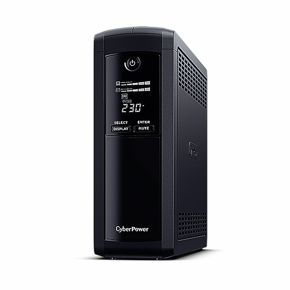 Источник бесперебойного питания ИБП Line-Interactive CyberPower VP1200EILCD 1200VA/720W USB/RS-232/RJ11/45 (4 + 4 IEC С13)
