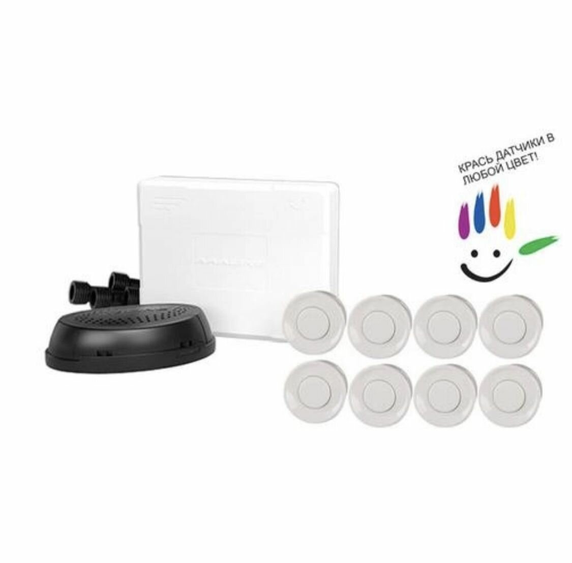 AAALine RNG-18 White Парктроник с классическими датчиками (8шт)