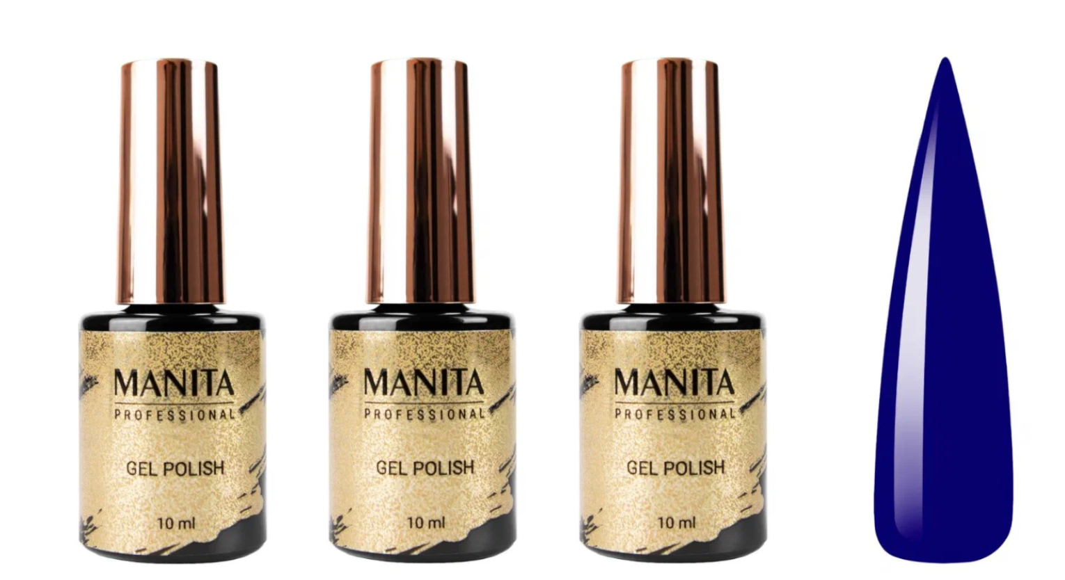 Гель-лак для ногтей Manita Professional Neon №24, 10 мл - 3 штуки