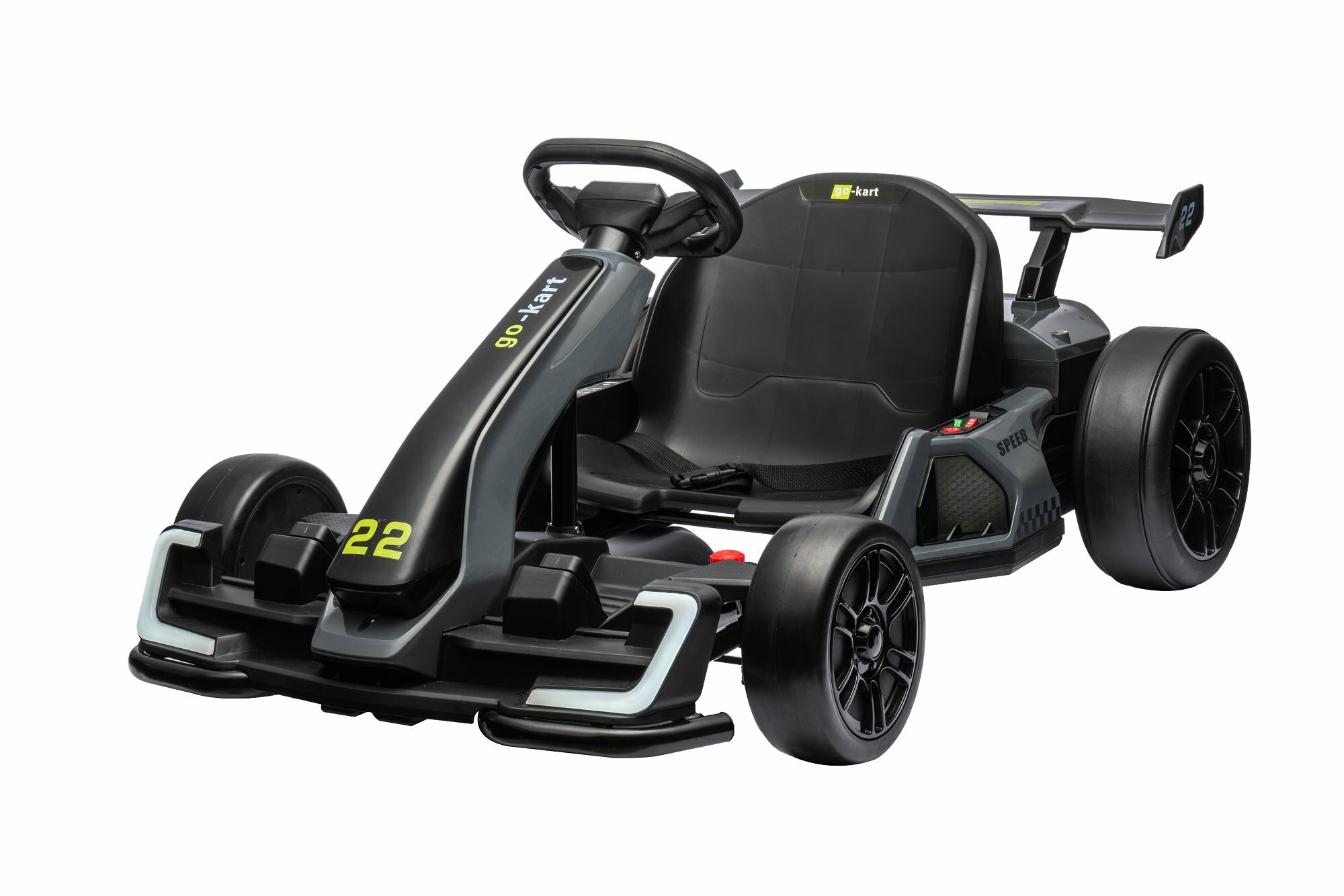 Harley Bella Детский электромобиль дрифт картинг (серый, 12 км/ч, 24V) - AHL007-GREY