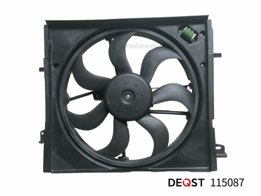 DEQST 115087 Электровентилятор NISSAN QASHQAI (J11) 12.13-