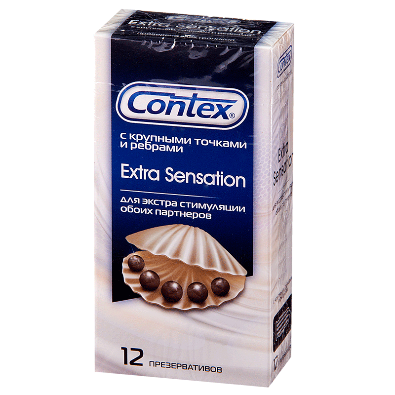 Контекс Экстра Сенсейшн презервативы №12, Contex Extra Sensation