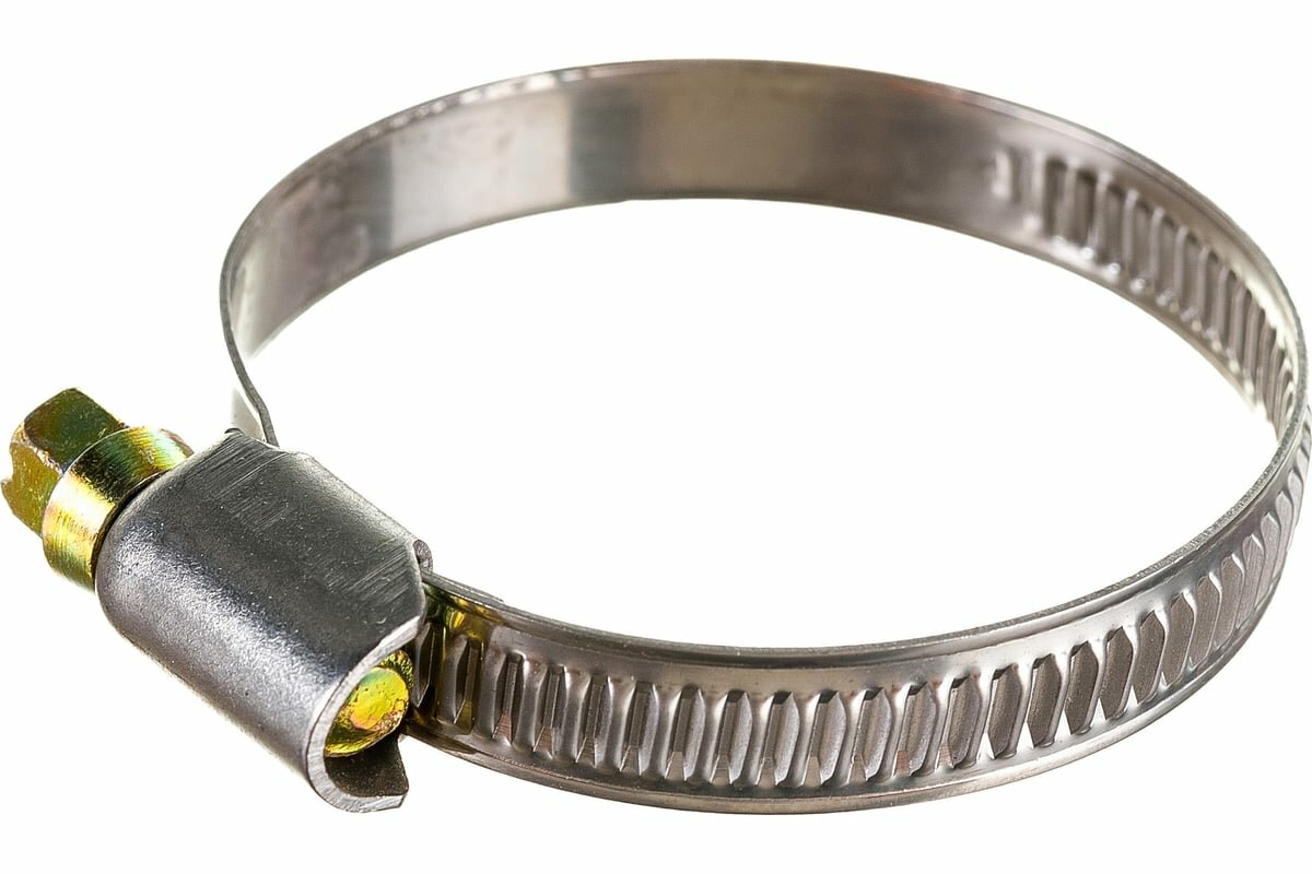 Россна Хомут червячный 32 х 50 мм 5шт нержавеющая сталь Р860719 DIY