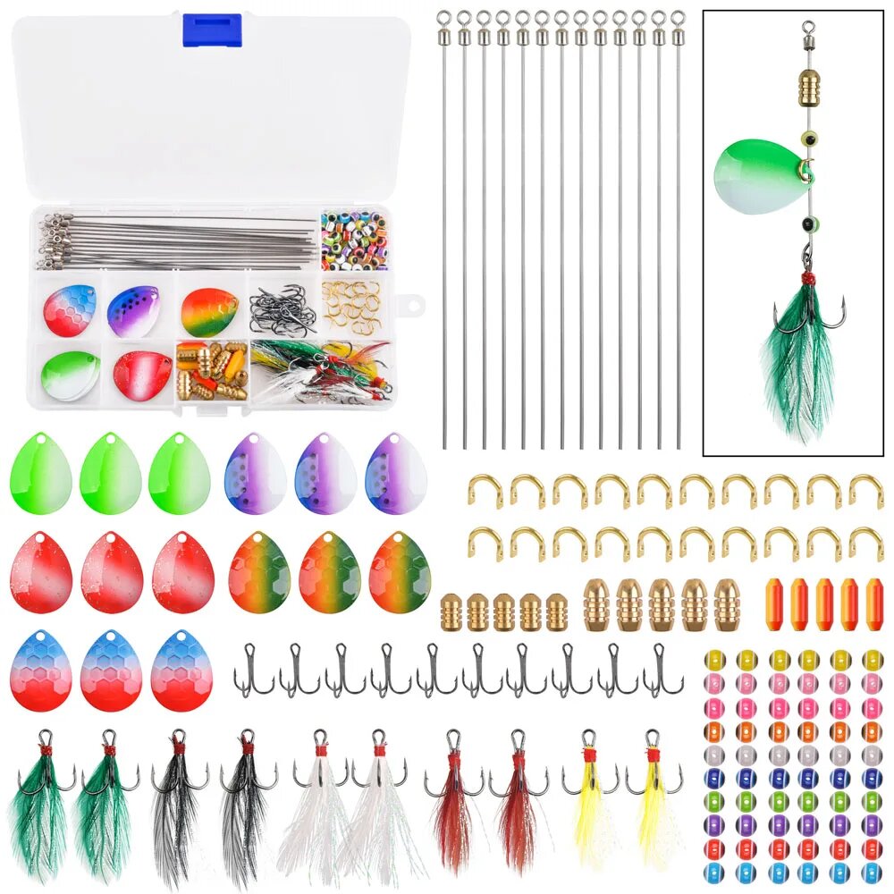 Набор для изготовления блесен Shaddock Fishing 190 шт.