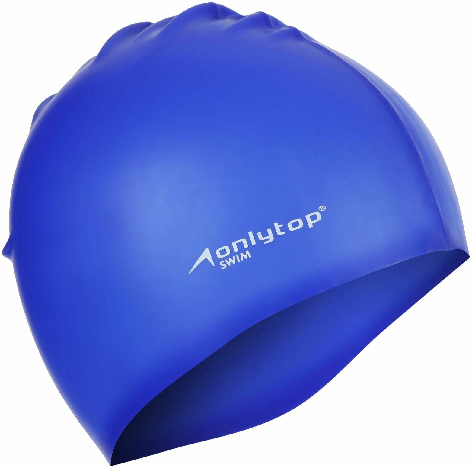 Силиконовая шапочка для плавания Swim, взрослая плавательная шапка для купания в бассейне, обхват 54-60 см
