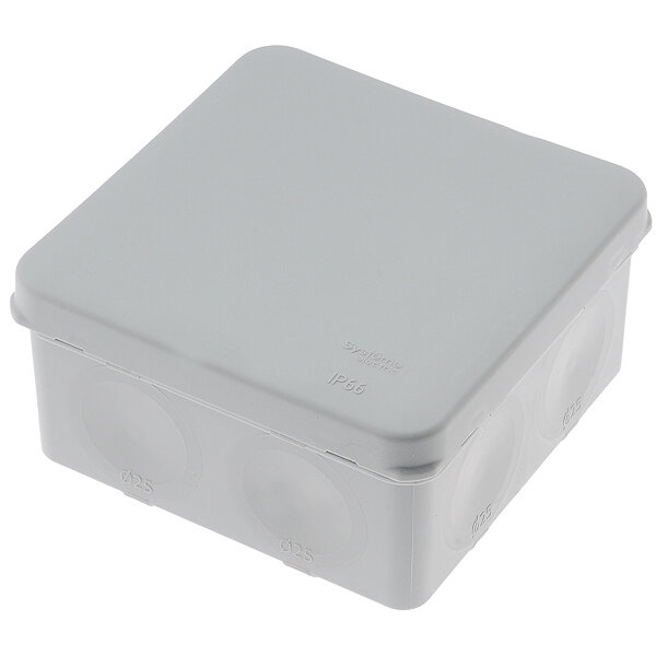 Коробка IMT351971 распаечная пластиковая с мембранами 85х85х42мм IP66 серая Systeme Electric (4 шт. в комплекте)