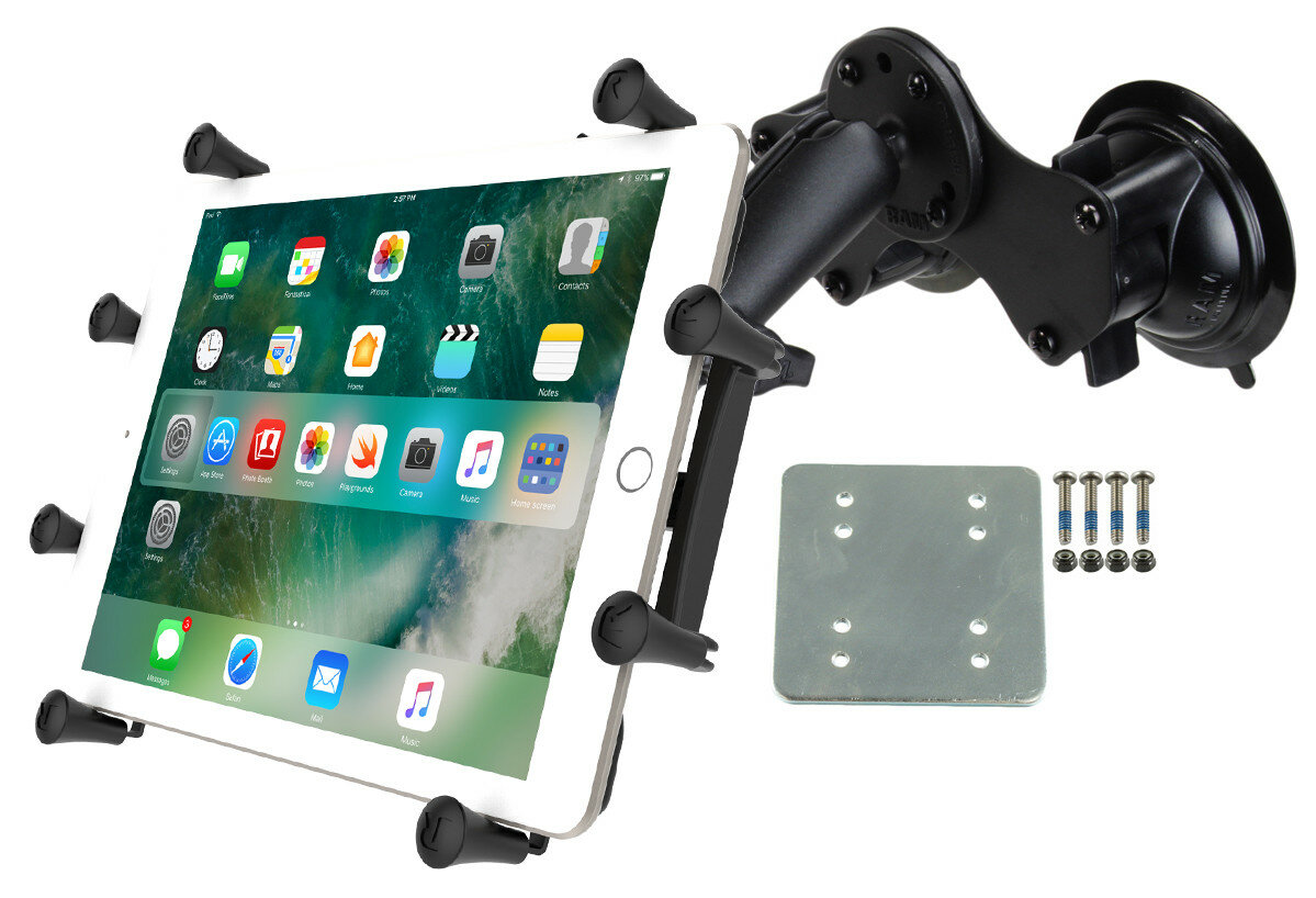 RAM-B-189B-C-UN9-225B RAM X-Grip с 2 присосками Twist-Lock