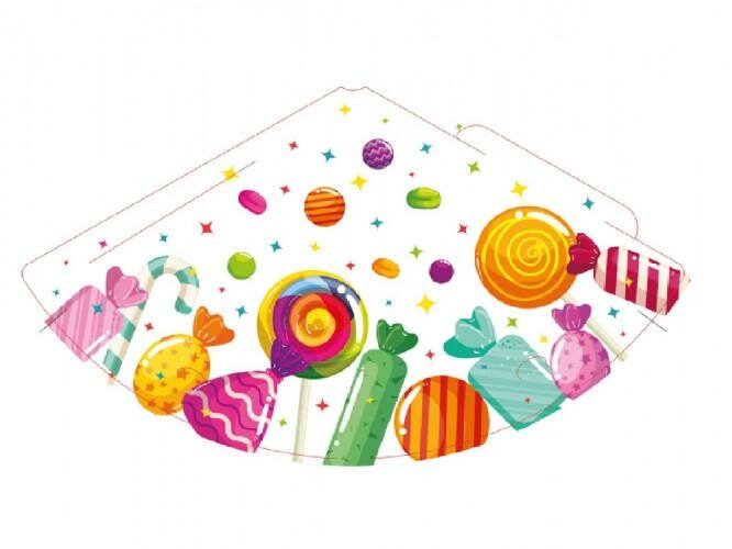 MILAND Колпак "Конфеты", 16 см, 6 штук (флоупак)