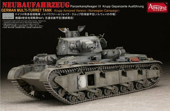 35A003 Amusing Hobby Немецкий танк Neubaufahrzeug Масштаб 1/35