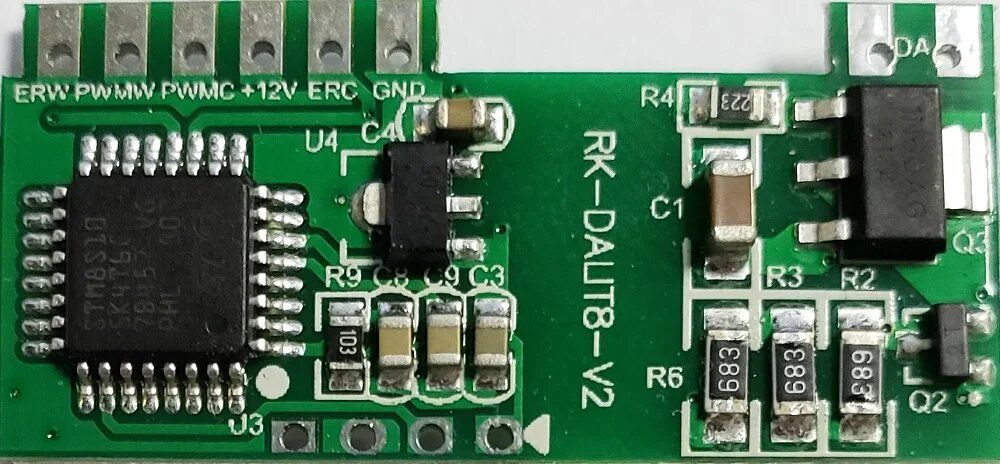 DALI модуль цветовой температуры DALI DT8 модуль DALI источник питания цветовой температуры RK-DALIT8-V2