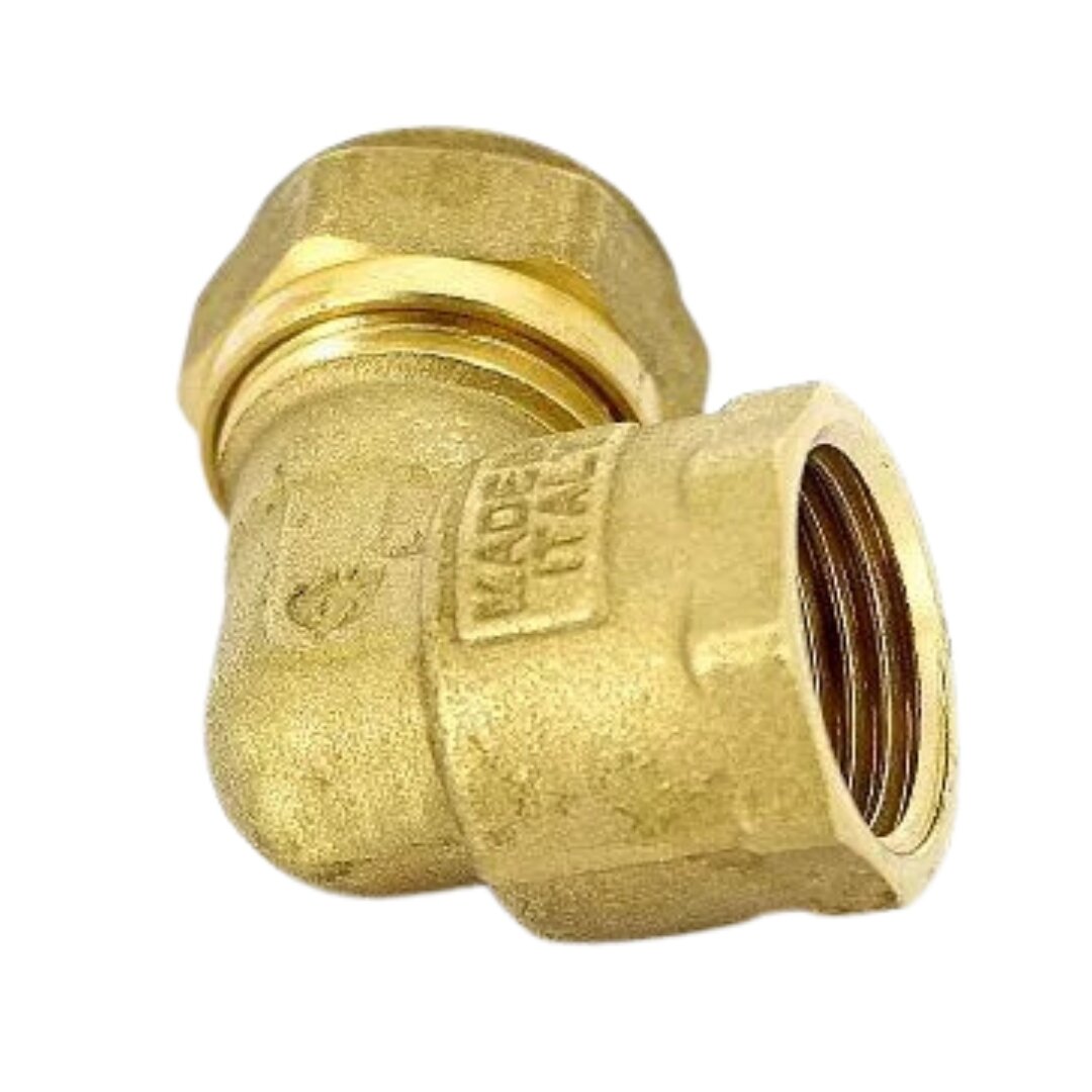 Угол ВР 12 x 1/2" обжим TIEMME