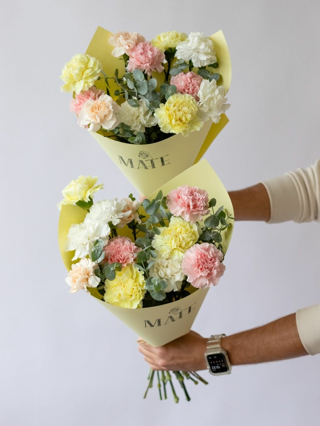 Букет из диантусов