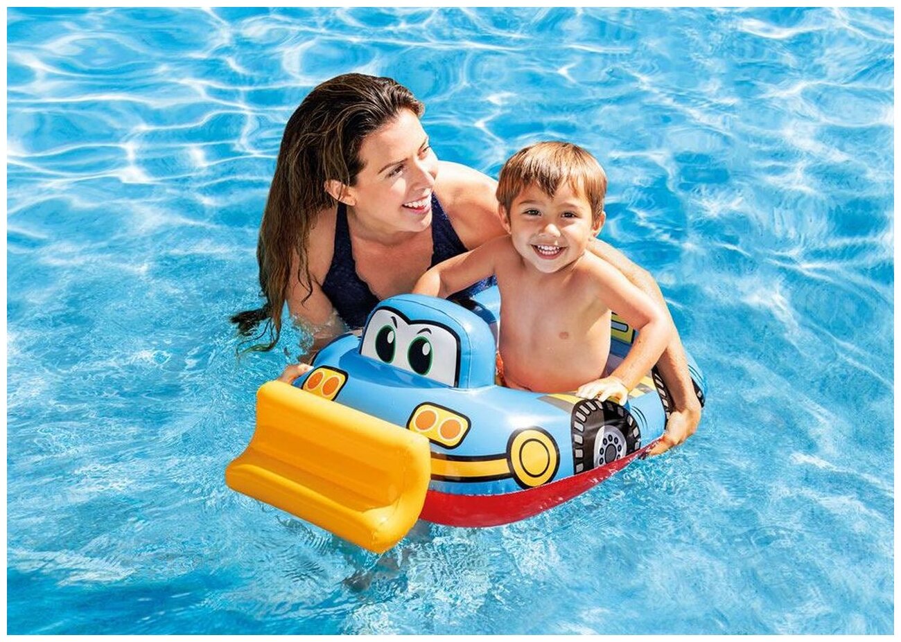 Круг Intex, надувной, с отверстиями для ног, с трусами, 3 вида, 1-2 года