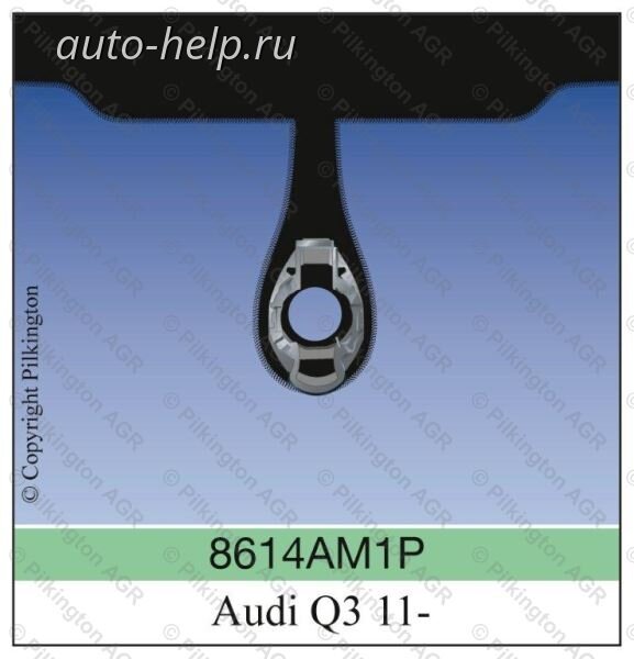 FYG AUDI Лобовое ДД VIN Фиттинг Молдинг solar