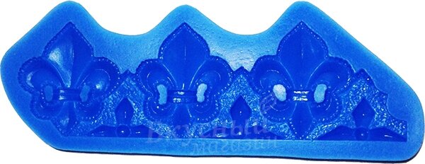 Молд для шоколада/мастики силиконовый Флер де лиз Вкусная идея 7994 (Набор из 2 шт.)