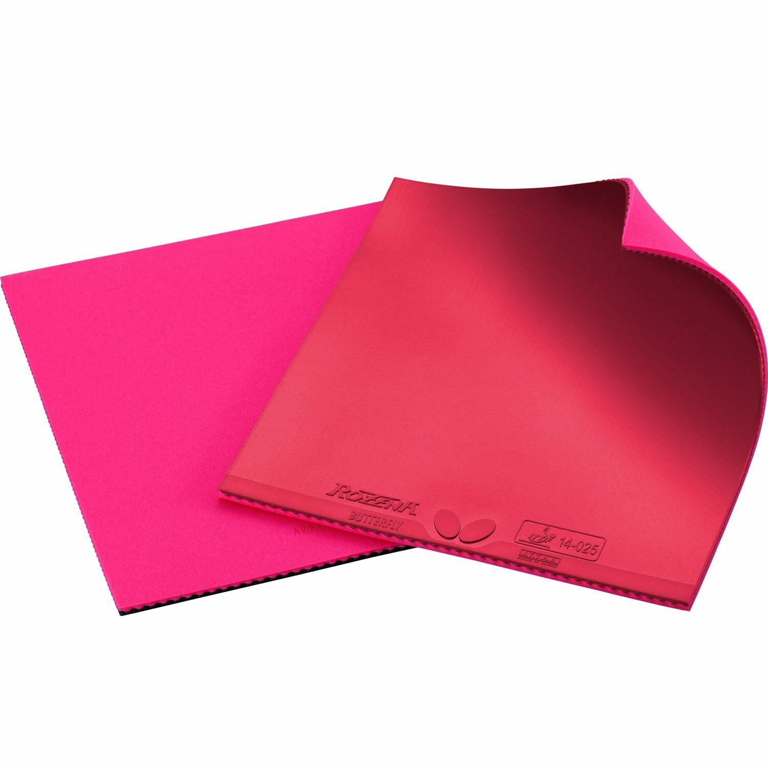 Накладка для настольного тенниса BUTTERFLY ROZENA, red 2.1mm