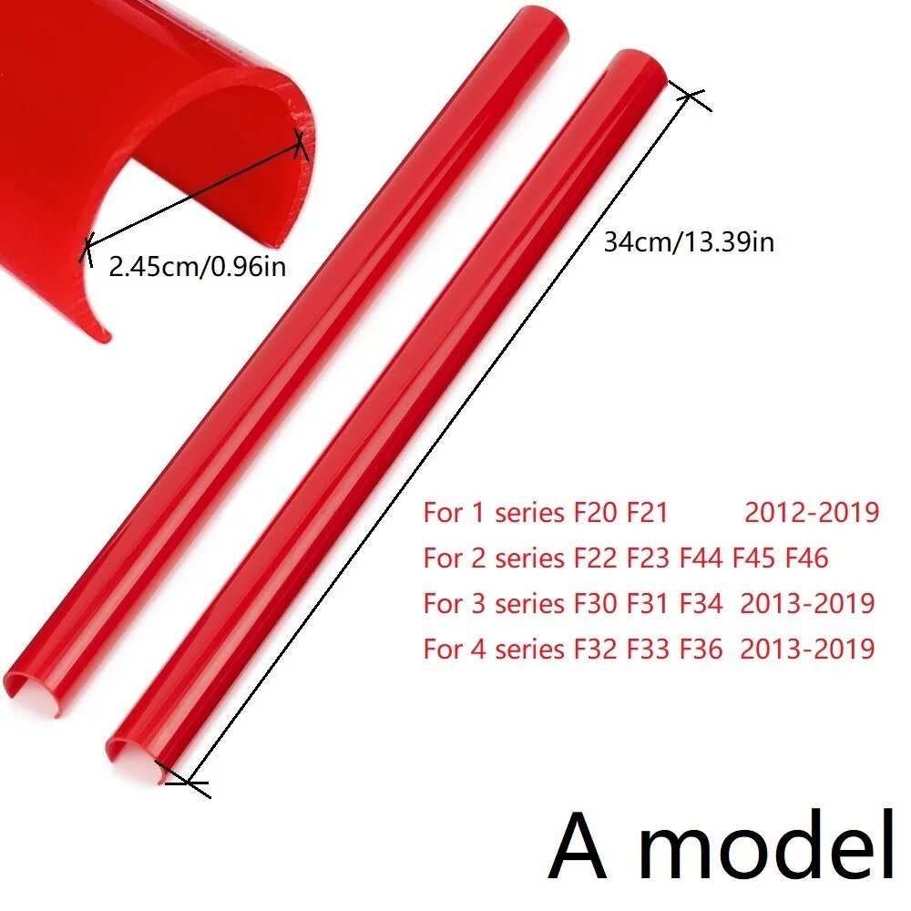 Красные накладки на решетку BMW F20-F36 2012-2019