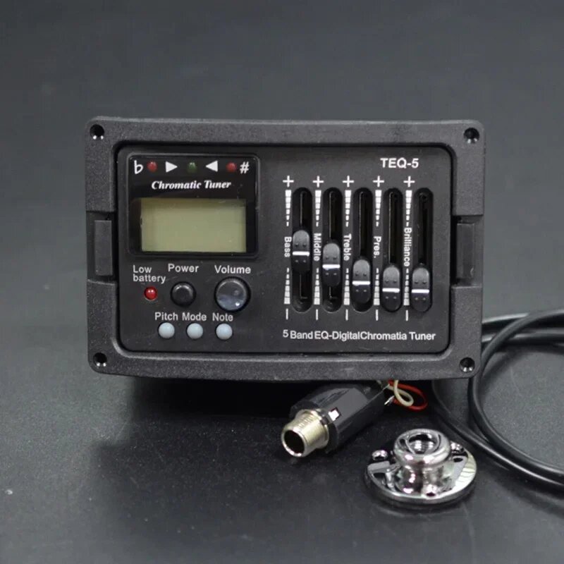 Предусилитель для акустической гитары MAXCHEER TEQ-5 with endpin cover