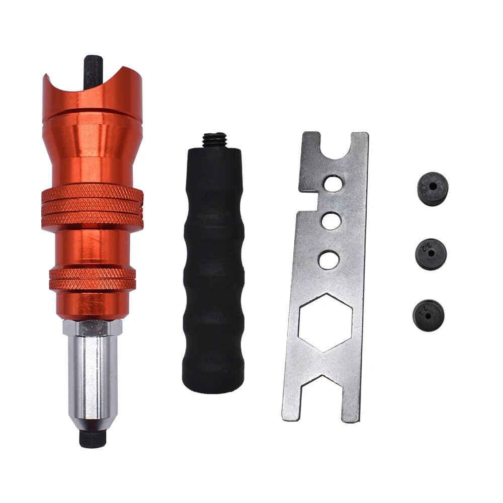 Обновленный электрический заклепочный пистолет 2,4 мм-4,8 мм, клепальный адаптер, вставка, аккумуляторная дрель, алюминиевая заклепка, гайка, заклепочник, вставка для ногтей, электроинструменты