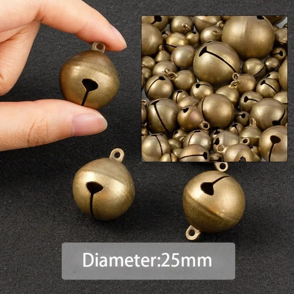 Бронзовые колокольчики 25mm, 5 шт.
