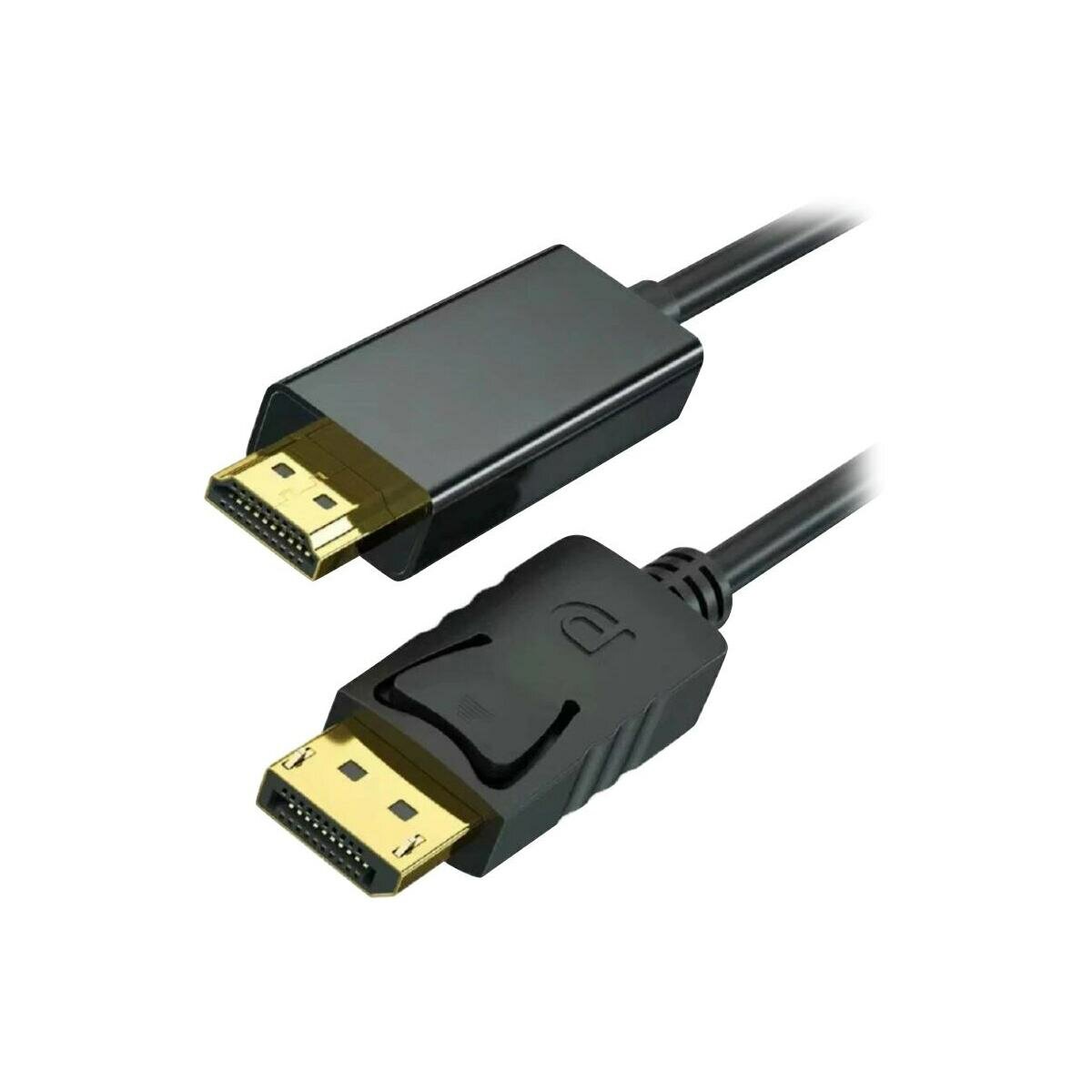 Bion Кабель DisplayPort - HDMI BXP-CC-DP-HDMI-020, 20M/19M, однонаправленный конвертор сигнала с DisplayPort в HDMI, эк