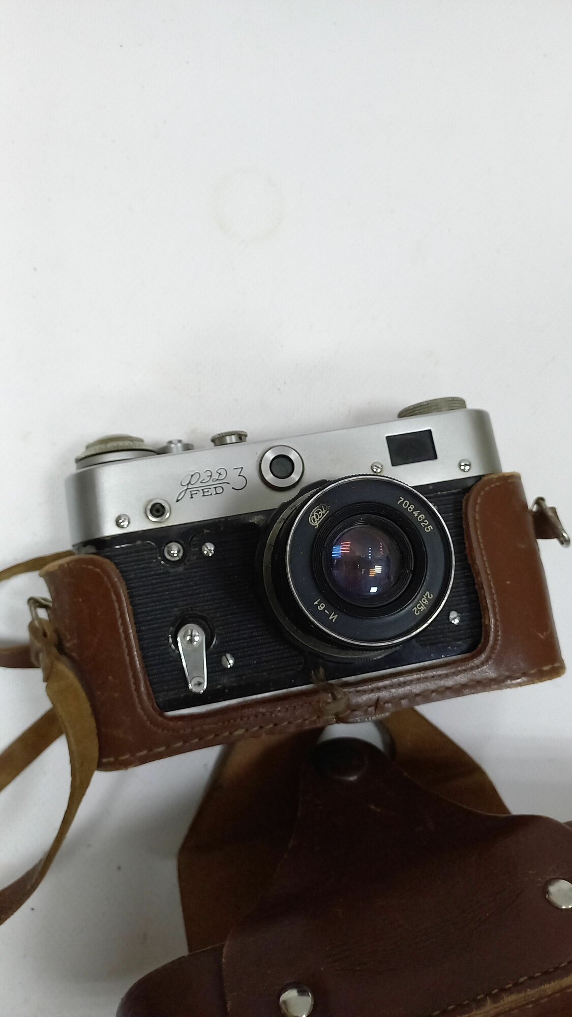 Фотоаппарат ФЭД 3 объектив И-61 винтажный советский, СССР