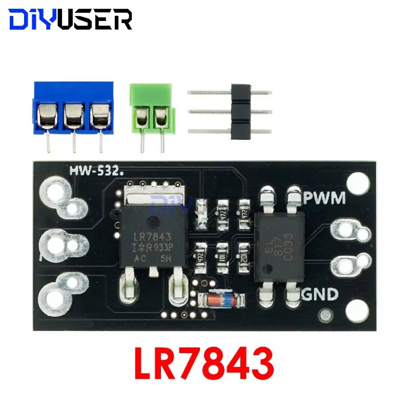 DIYUSER FR120N LR7843 AOD4184 D4184 изолированный MOSFET модуль LR7843 - 30V 161A