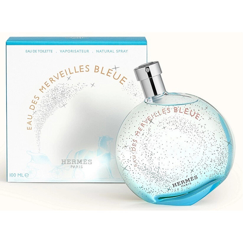 Туалетная вода Hermes Eau Des Merveilles Bleue 100 мл / Духи Гермес О Де Мервейлс Блу / Голубая вода чудес
