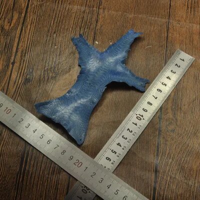 Натуральная кожа индейки для рукоделия Темно-синий, 1