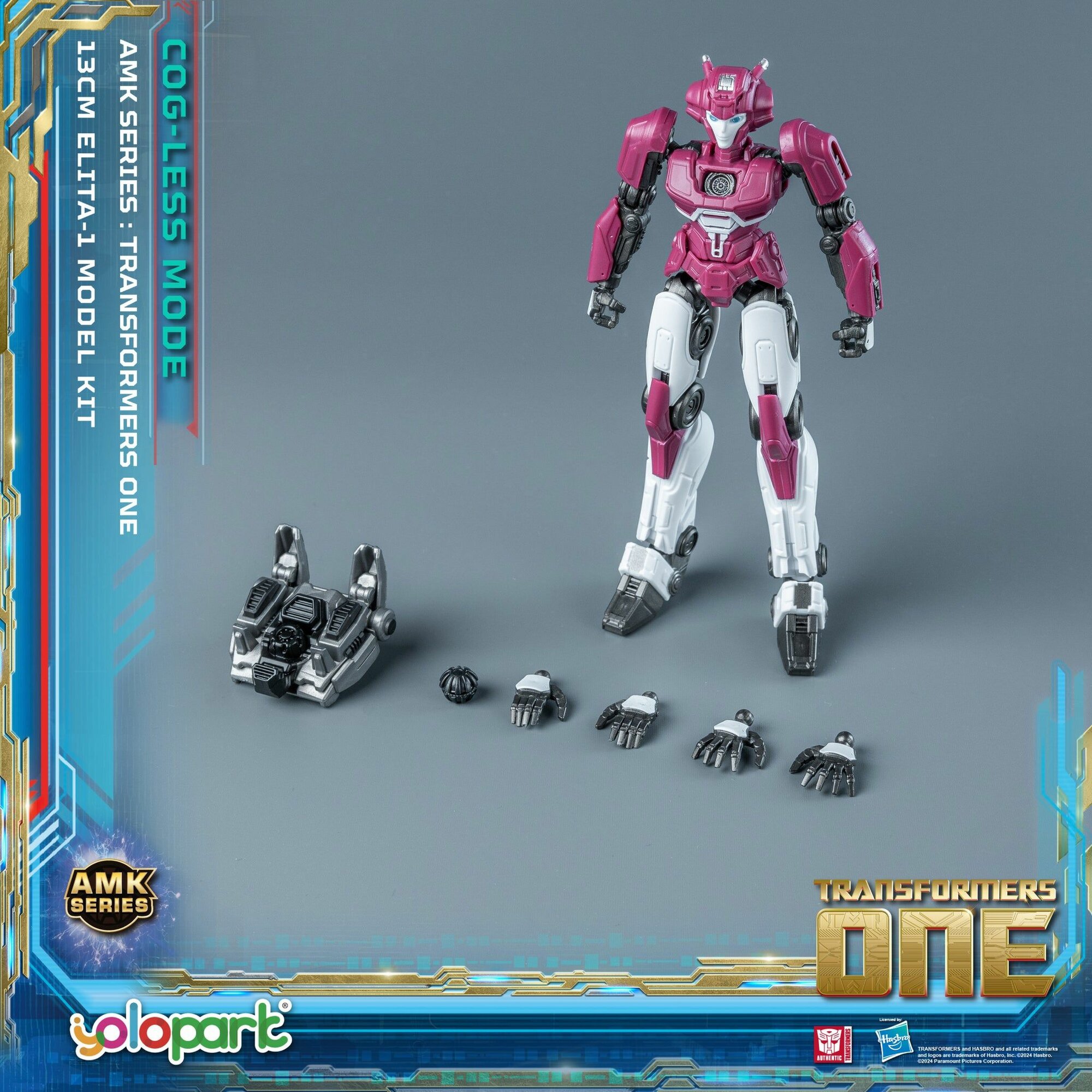 Коллекционный Hasbro Yolopark TRANSFORMERS ONE AMK Series (Cog-less Mode) ELITA-1 Model Kit