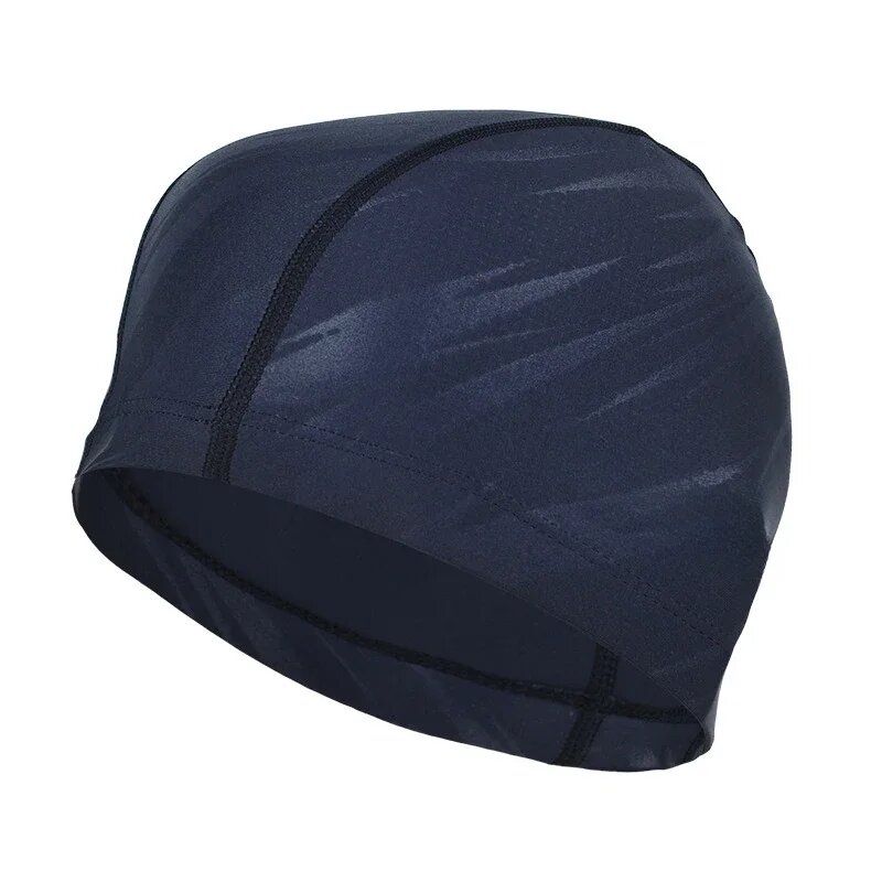 Мужская тканевая шапочка для плавания высокого качества, прочная шапочка для плавания с рисунком молнии для мужчин, аксессуары для плавания, шапочки для купания