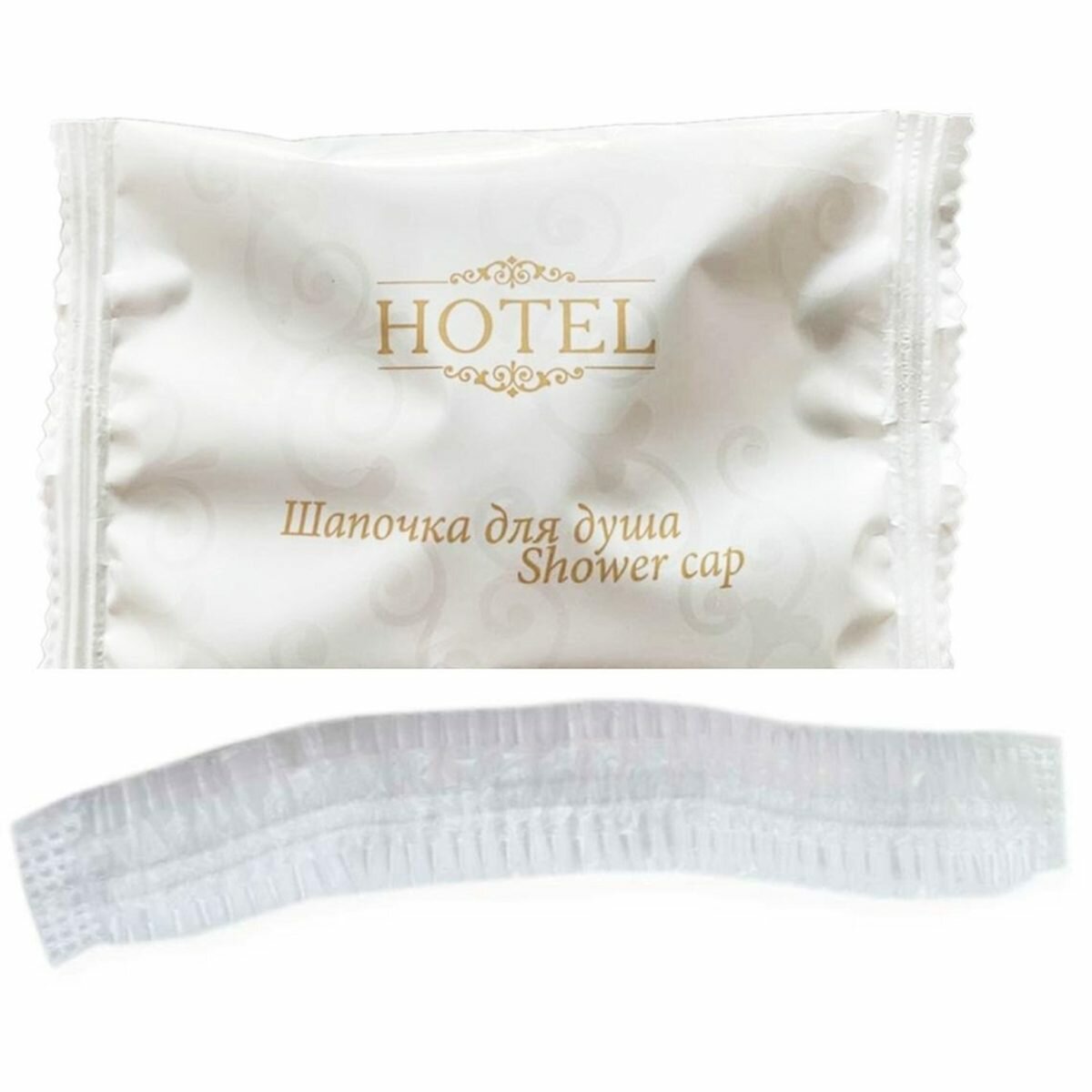 Шапочка для душа Hotel, флоупак, 300шт.
