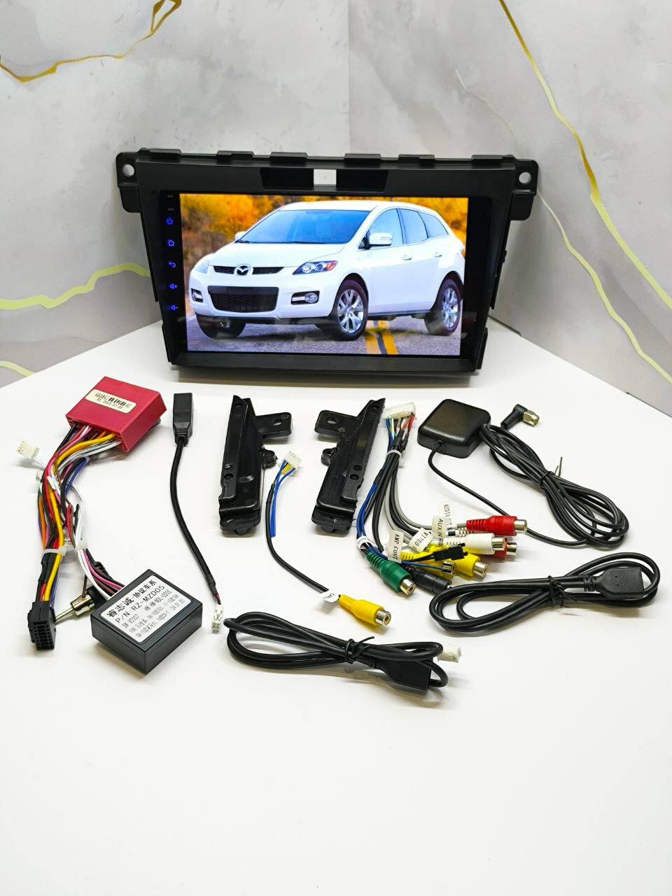 Магнитола Mazda CX-7 2006-2012 Android автомагнитола 9" IPS 1280*720 2/32GB CarPlay Android Auto GPS WiFi штатная мультимедиа
