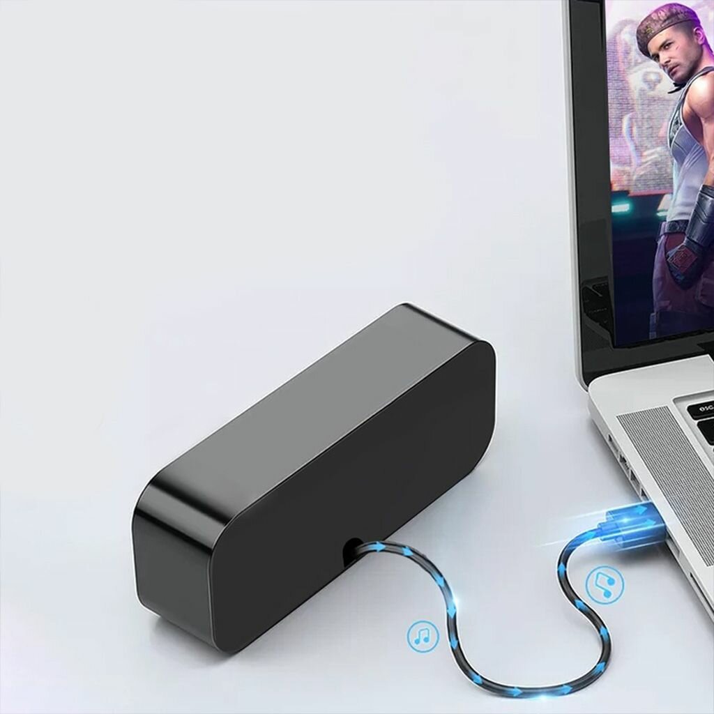 Мини-колонки USB со звуковым сопровождением и базой данных для ПК ноутбука